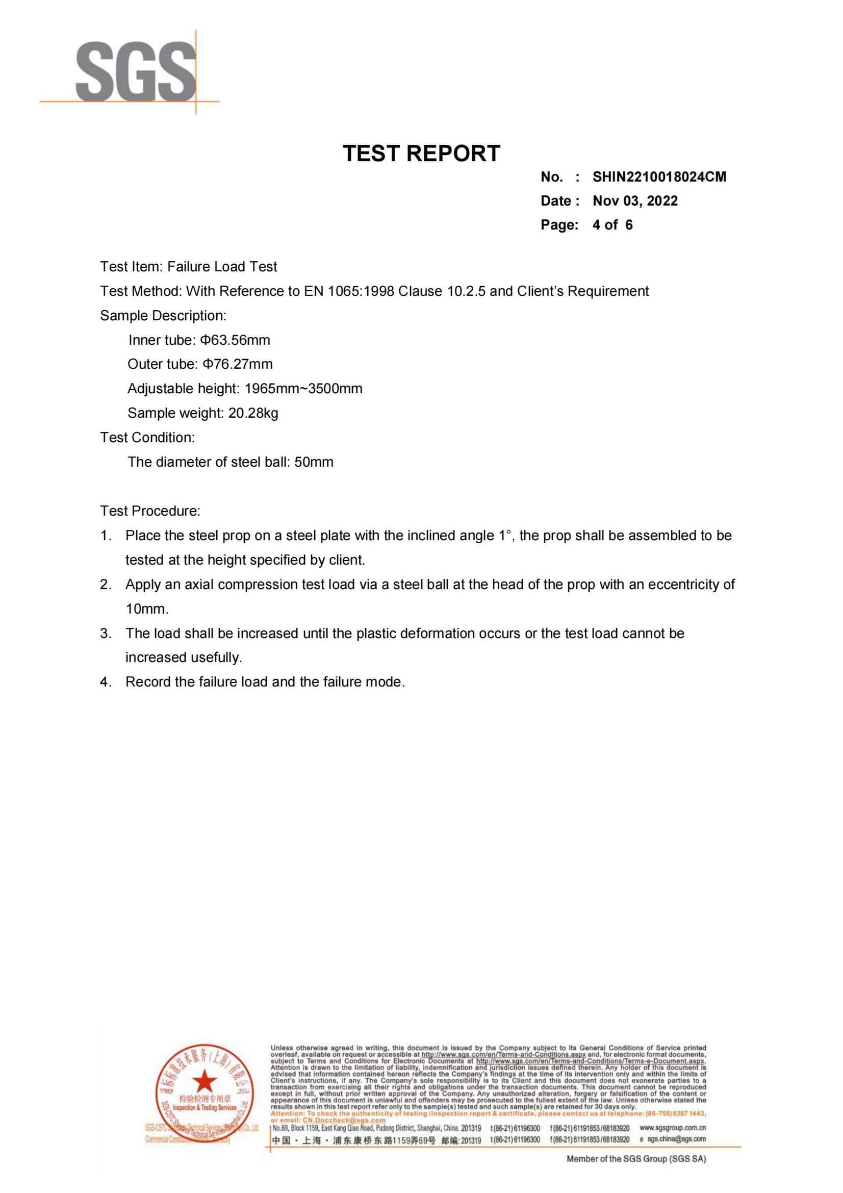 Heavy-Duty Euro Shoring Post - APAC Scaffold