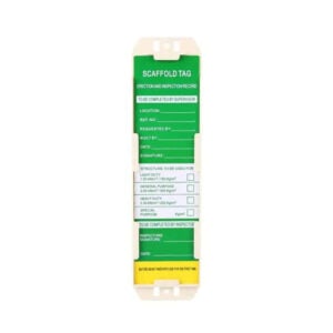 Customized Green Scaffold Tags For You - APAC Scaffold