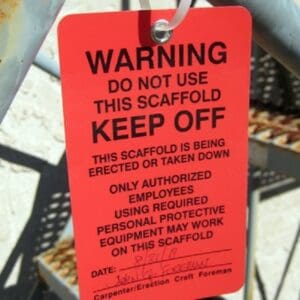 Scaffold Label - APAC Scaffold